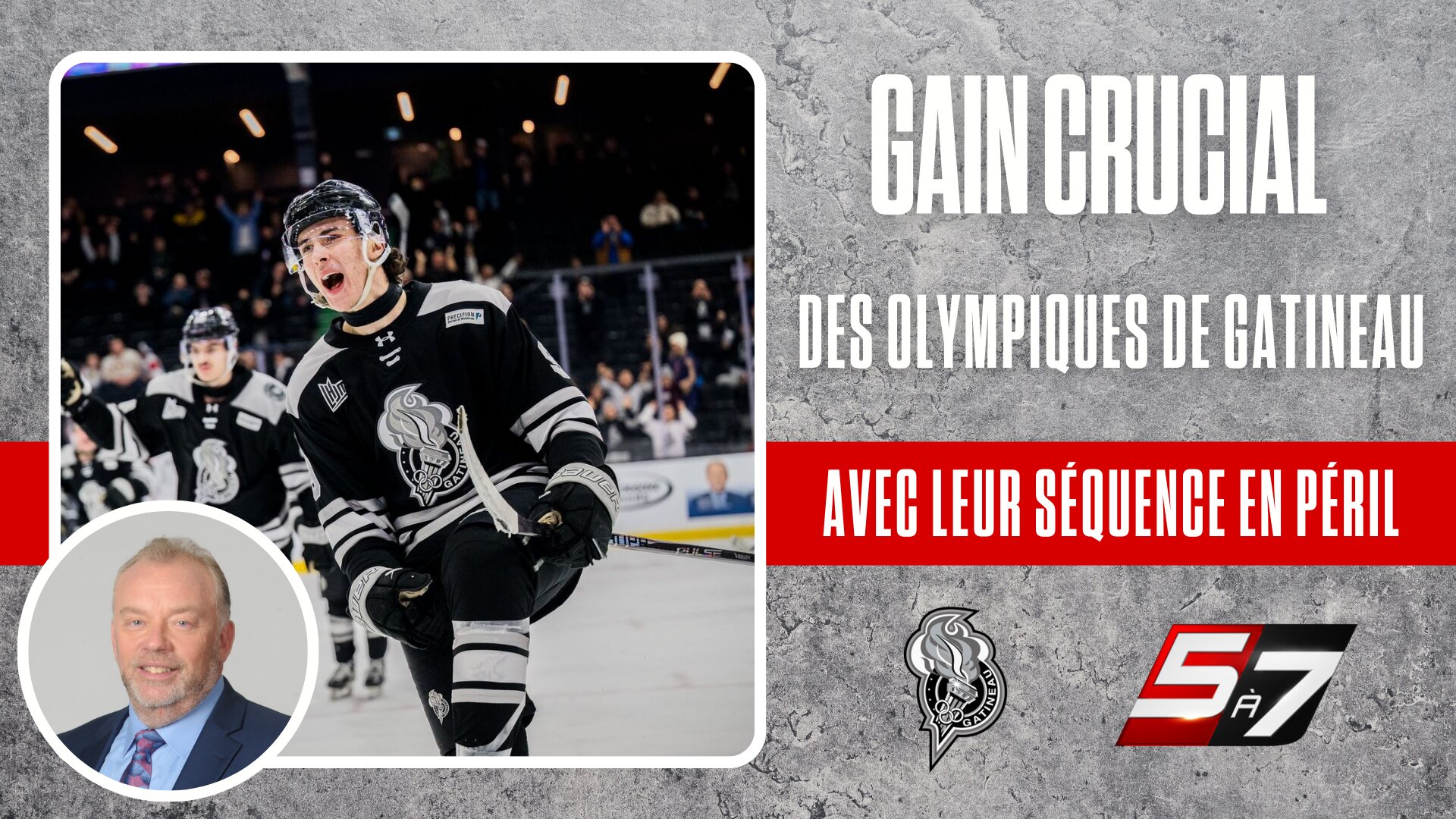 Les Olympiques dans le portrait des séries avec leur séquence à l'enjeu ...