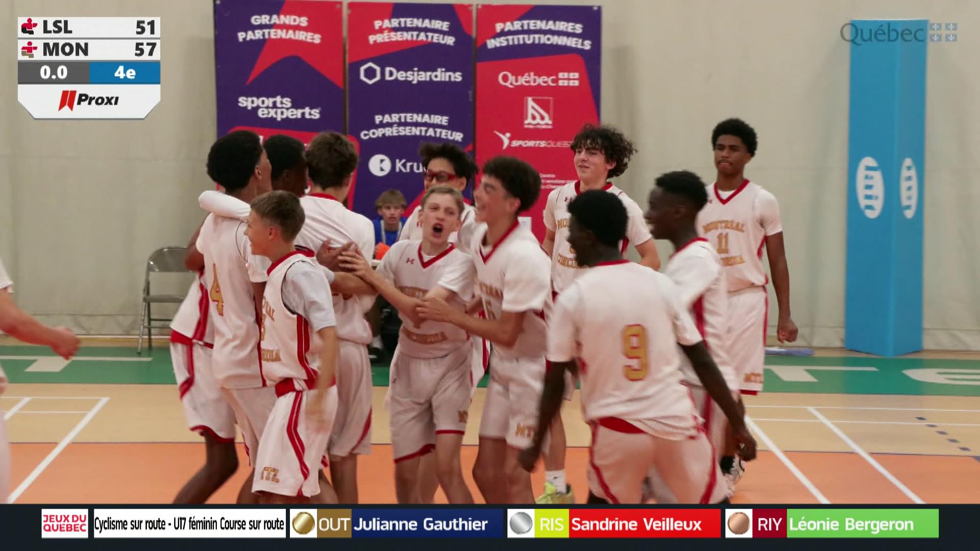 Résumé plein son : Lac Saint-Louis c. Montréal (Basketball) – RDS